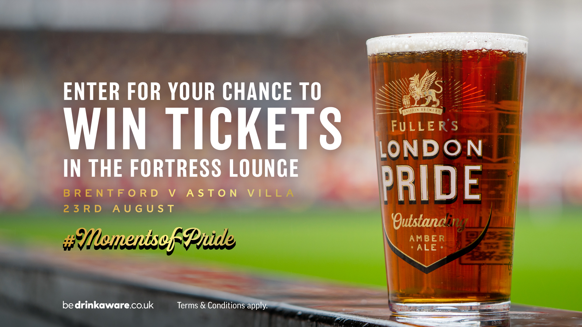 Fuller's London Pride | London Pride x Brentford 2025 launch competitions